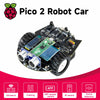 Raspberry Pi Pico 2 Robot Car Kit Programmable Car Use MicroPython Pr