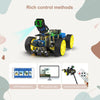 Raspberry Pi 5 Smart AI Vision 4WD Robot Car Electronic Kit DIY Learn